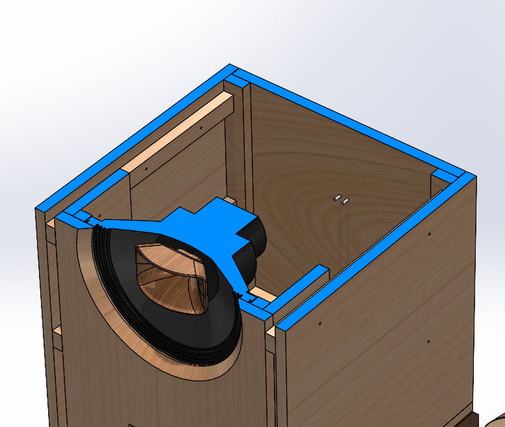 Onken Style Bass Cabinet No.1830 for Altec 604-8G 16" Coaxial Woofer ...