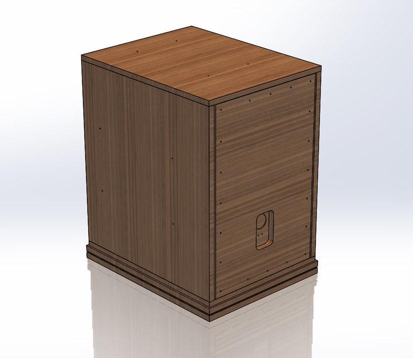 Speaker Cabinet #1086 --- 200 liter Onken Bass Cabinet Speaker Plans ...